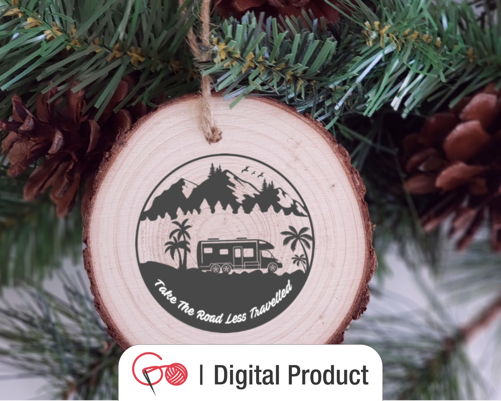 Take the Road Less Travelled SVG Cut File | Camping and Adventure Cut ...