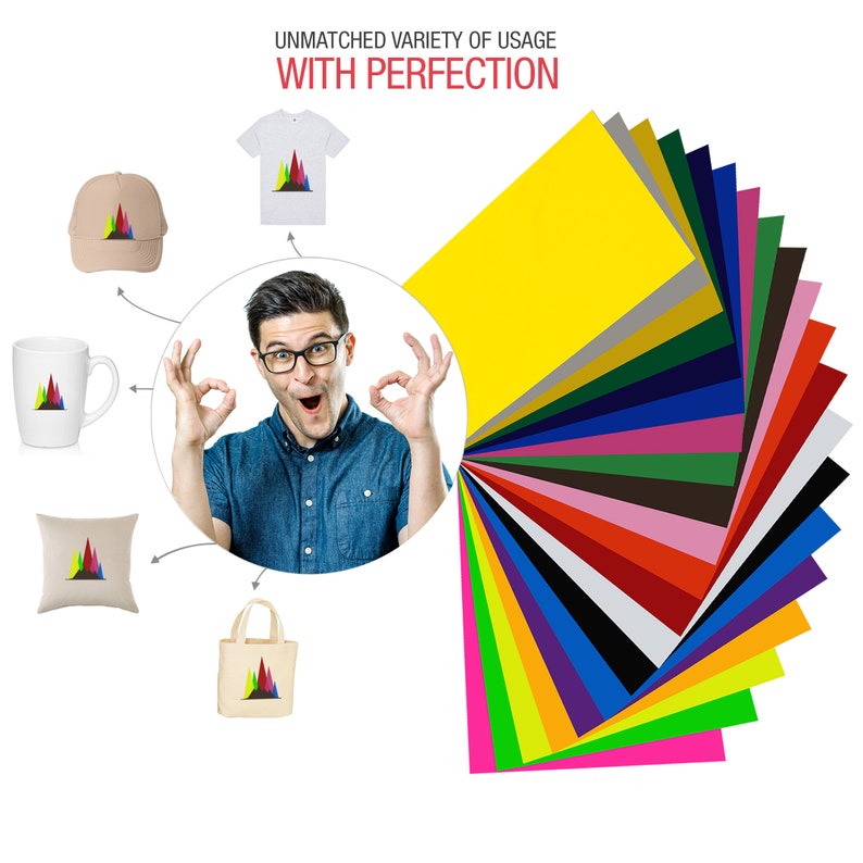 HTV Heat Transfer Vinyl Bundle : 20 Pack 12x10 - Etsy