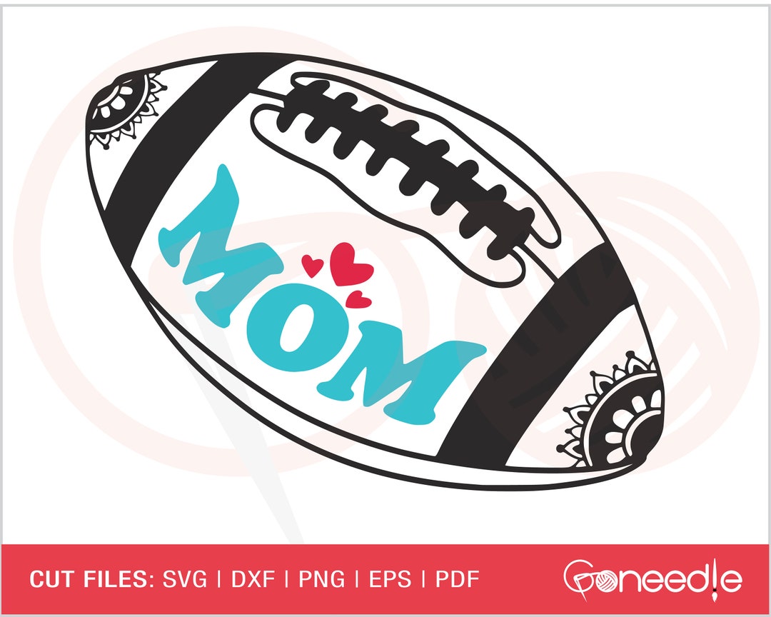Football Mom SVG File, Sports Mom SVG, Football Svg, Mother SVG, Mama ...