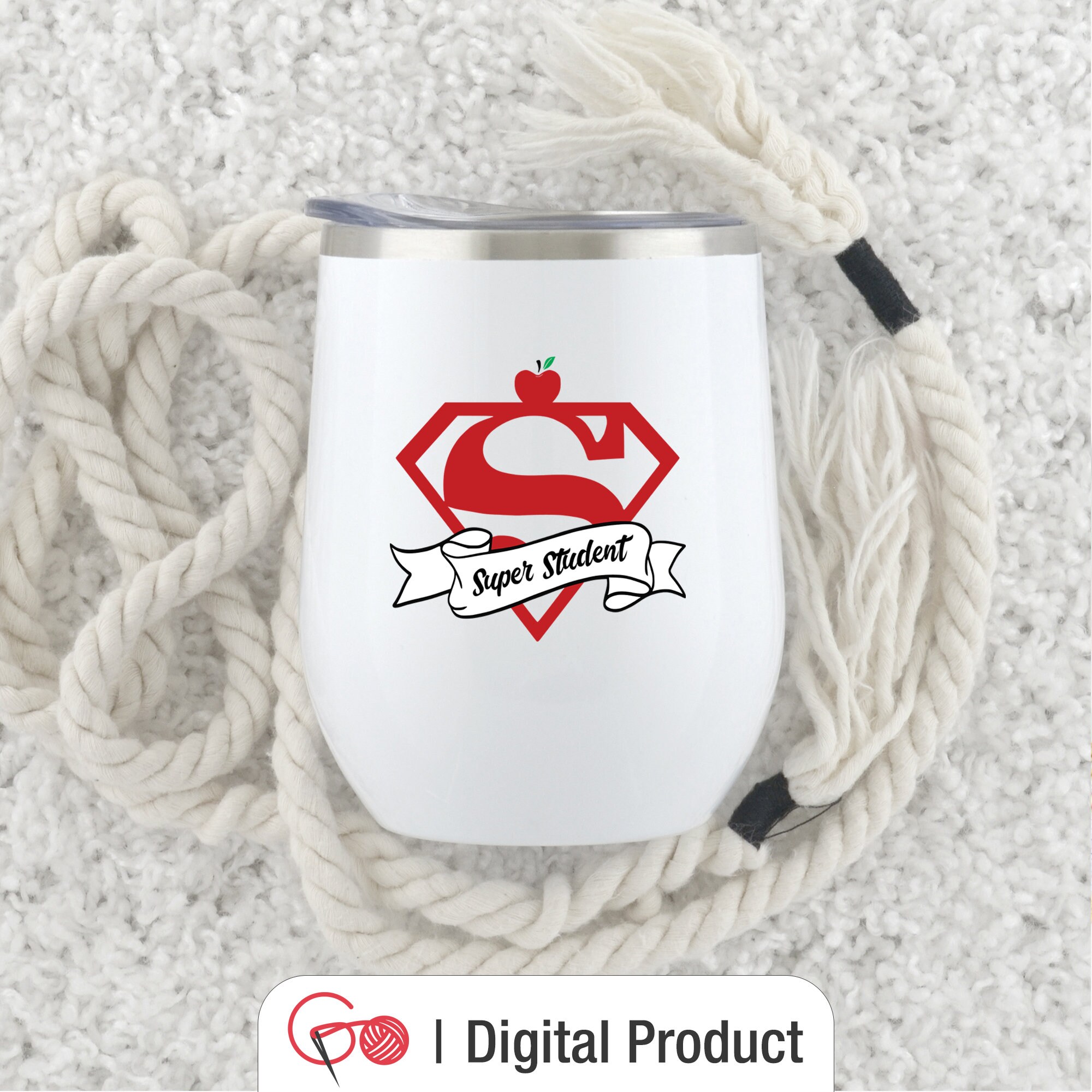 Student SVG Cut File Super Student SVG Superhero Apple | Etsy