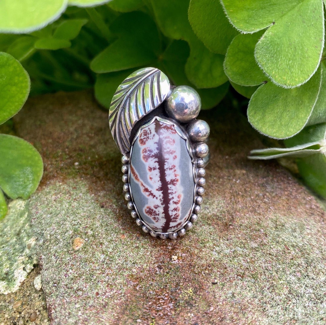 Dendritic Sonora Rhyolite Ring. Sonora Jasper Ring. South Western ...