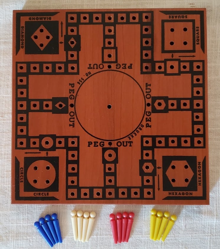 1956 Drueke Peg-out Game, the Game of India - RARE - Etsy