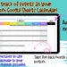 2024-2025 Google Sheets Lesson Planner & Calendar August-july Rainbow ...