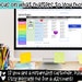 2024-2025 Google Sheets Lesson Planner & Calendar August-july Rainbow ...