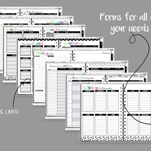 Undated Jan-dec Digital Teacher Planner for Ipad, Goodnotes- Patterned ...