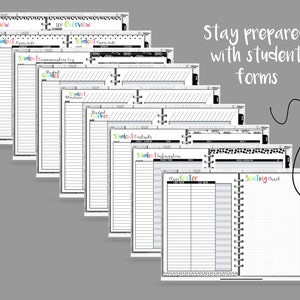 Undated Jan-dec Digital Teacher Planner for Ipad, Goodnotes- Patterned ...