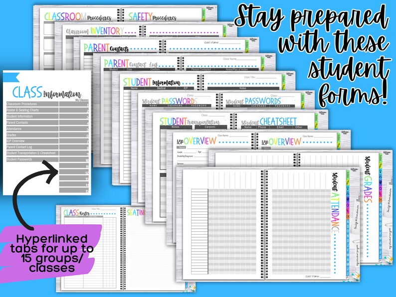 2024-2025 Digital Teacher Planner for Goodnotes, Notability, Xodo ...