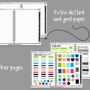 Undated Jan-dec Digital Teacher Planner for Ipad, Goodnotes- Patterned ...