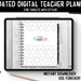 Undated Jan-dec Digital Teacher Planner for Ipad, Goodnotes- Patterned ...