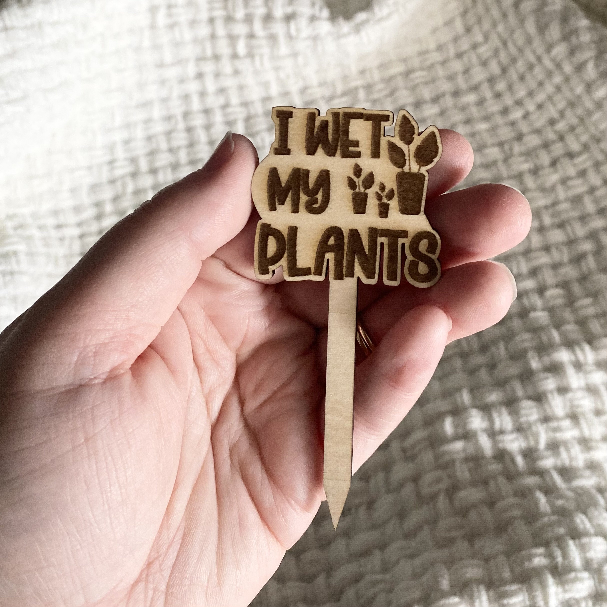 Funny Plant Stakes, Funny Plant Markers, Thank You Gift, Plant Lover ...