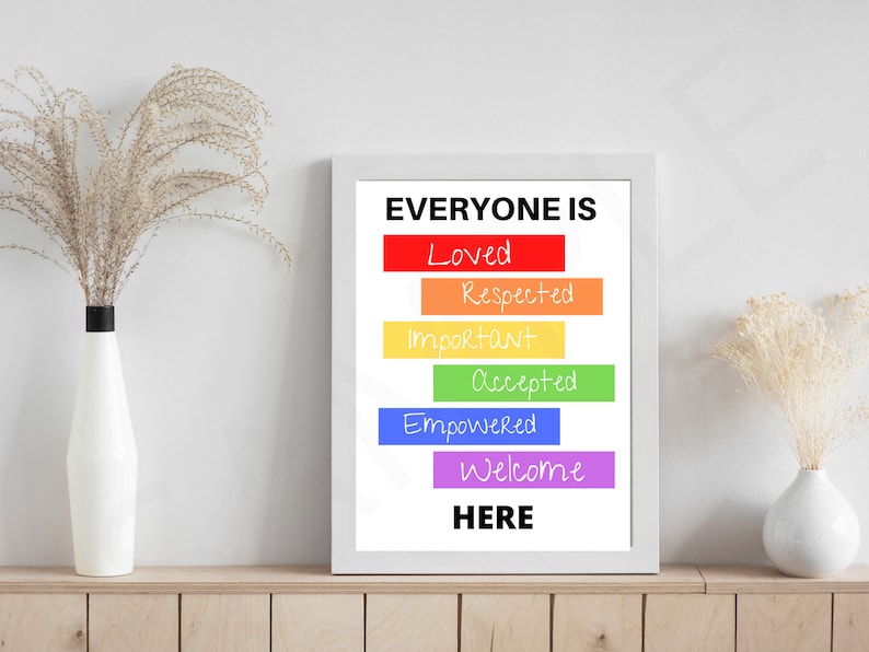Pride Wall Art Bundle of 6 Pride Printables LGBTQ Gift LGBT Wall Decor ...