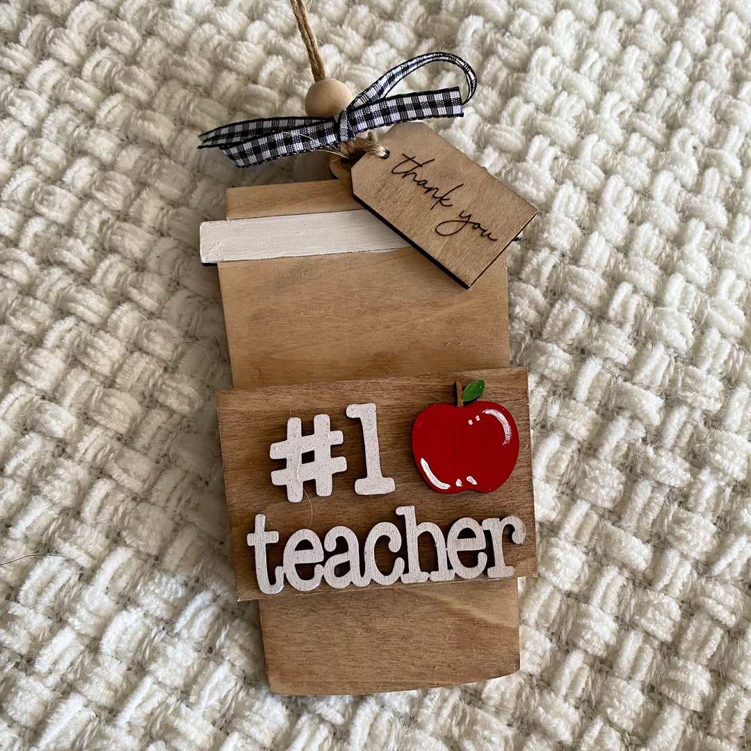 Teacher Gift Card Holder Ornament, Christmas Teacher Gift, Teacher ...
