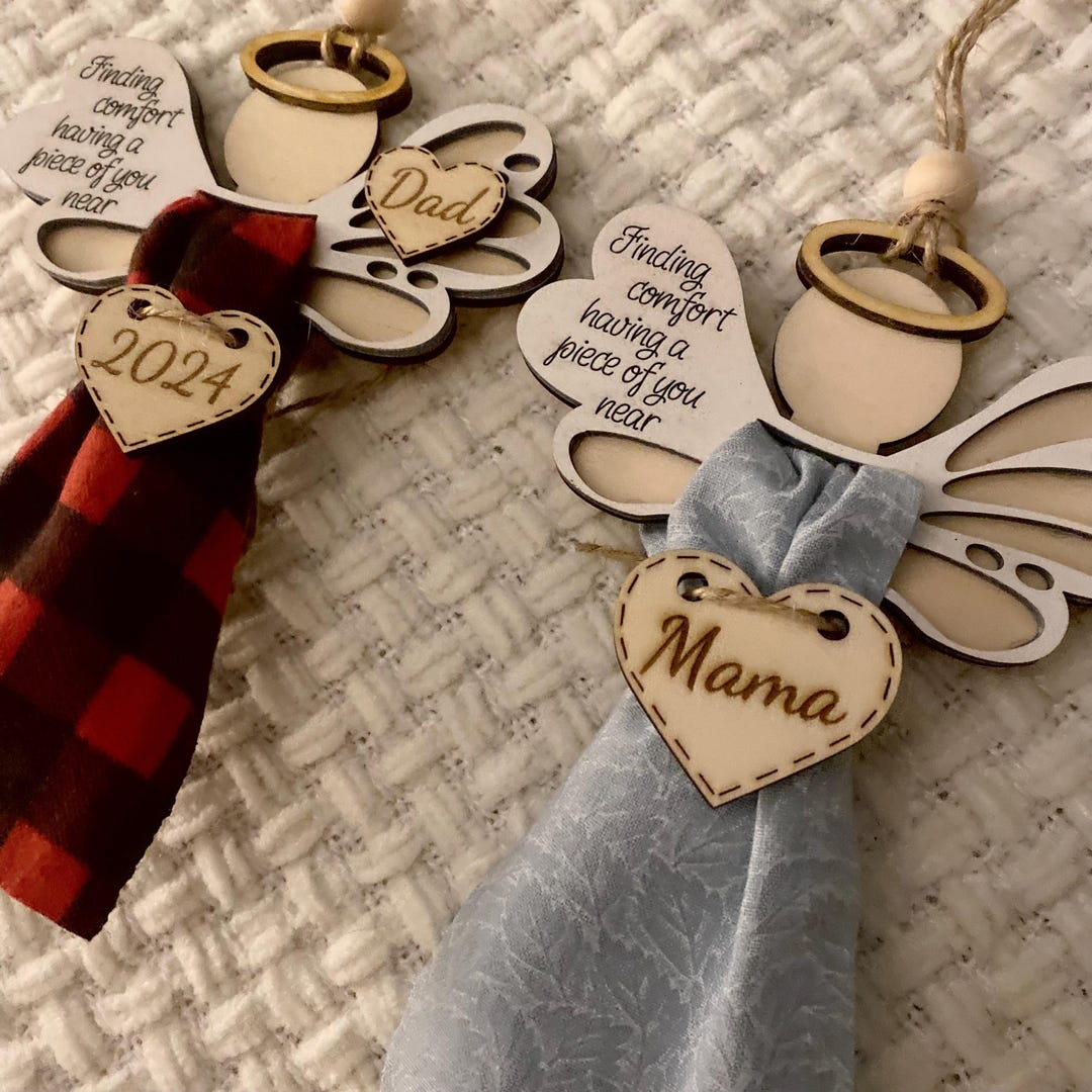 Personalized Memorial Angel Ornament- Memorial Christmas Ornament ...