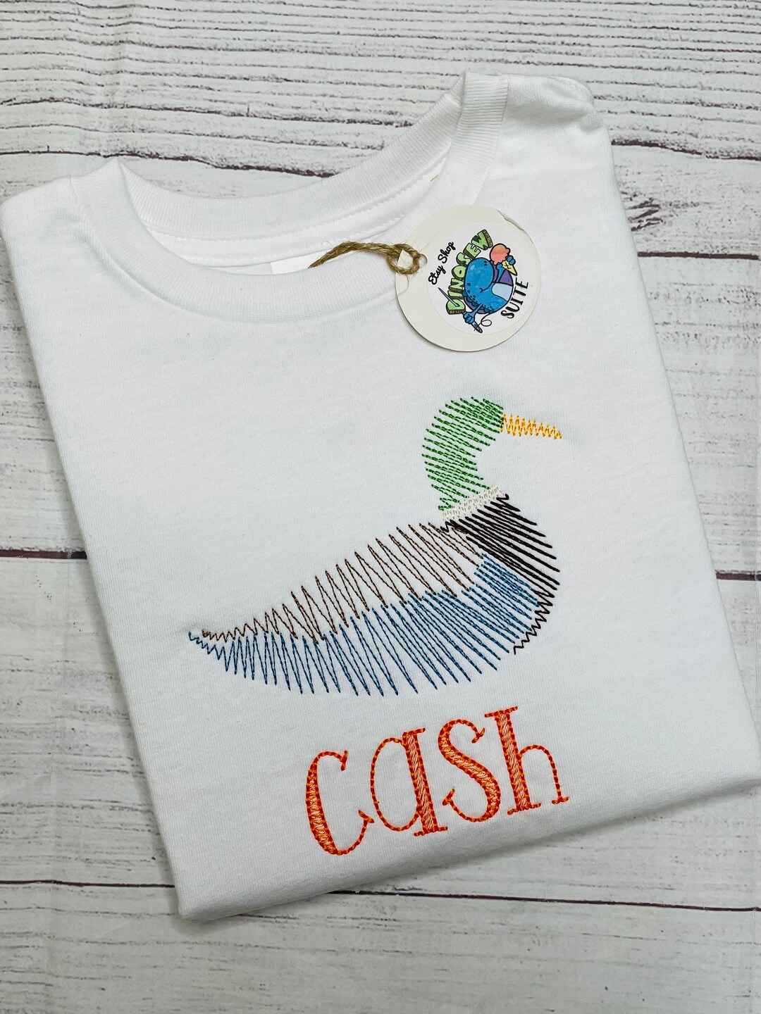 Embroidered Duck Shirt,custom Duck Hunt Romper,personalized Hunting ...