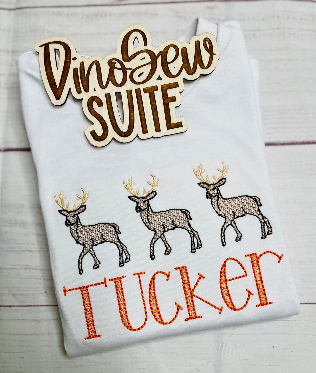 Embroidered Hunting Romper,deer Trio Shirt,buck Shirt,baby Boy Hunters ...