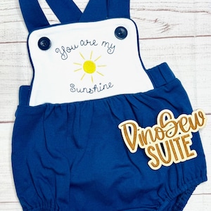 You Are My Sunshine Bubble You Are My Sunshine Embroidered Baby Outfit ...