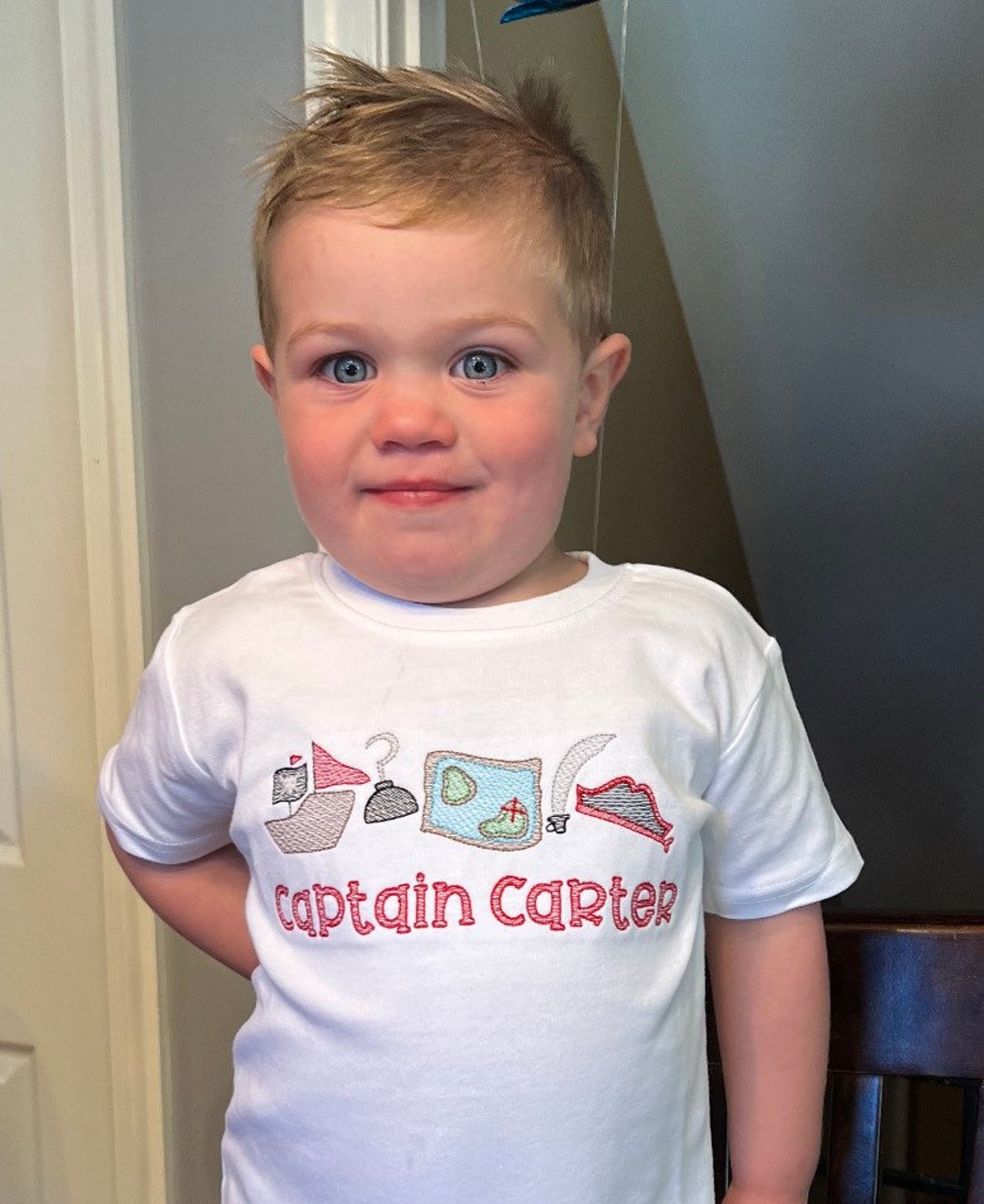 Embroidered Pirate Shirt,custom Treasure Map Themed Romper,personalized ...