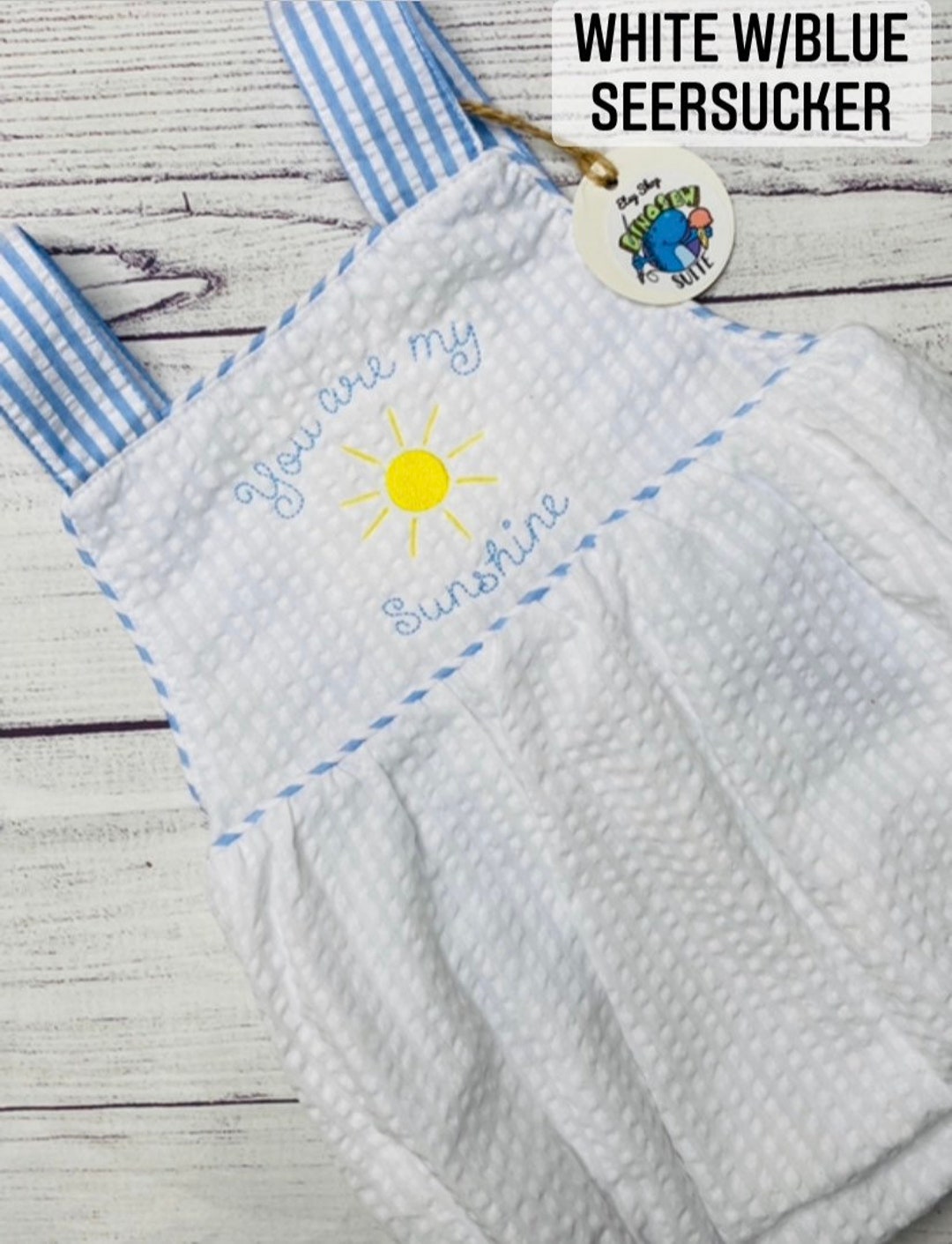 You Are My Sunshine Bubble You Are My Sunshine Embroidered Baby Outfit ...