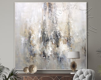 Silver Abstract Art - Etsy