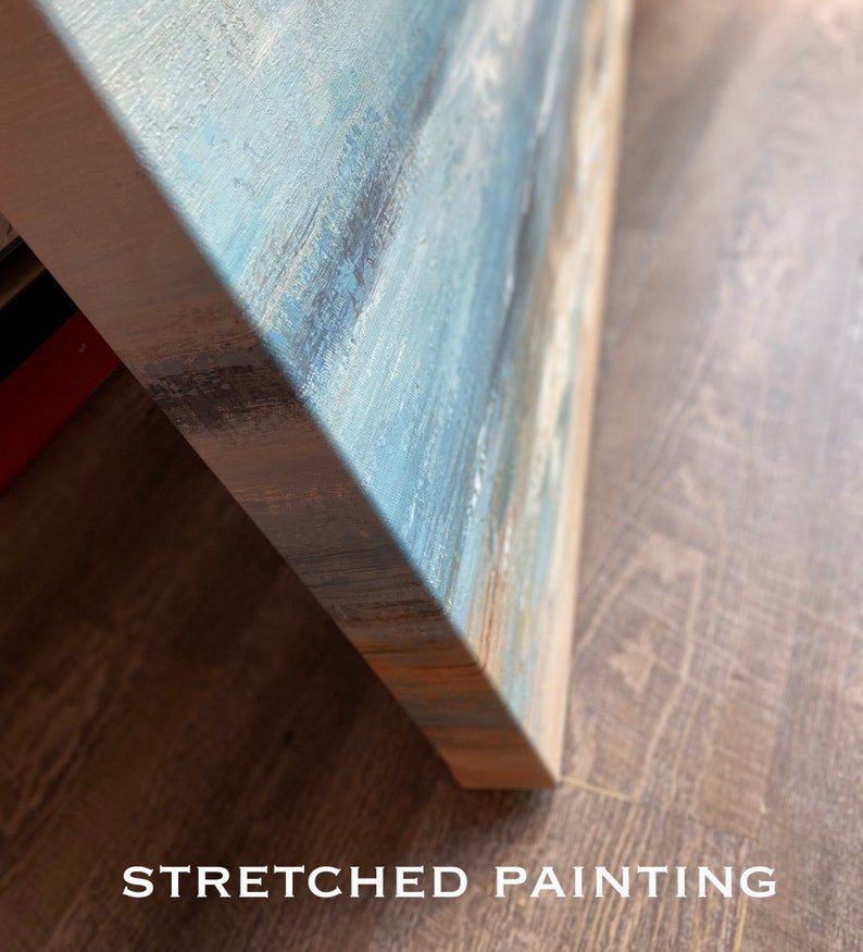 Large Abstract Canvas Painting: Hand-painted Modern Wall Art - Etsy