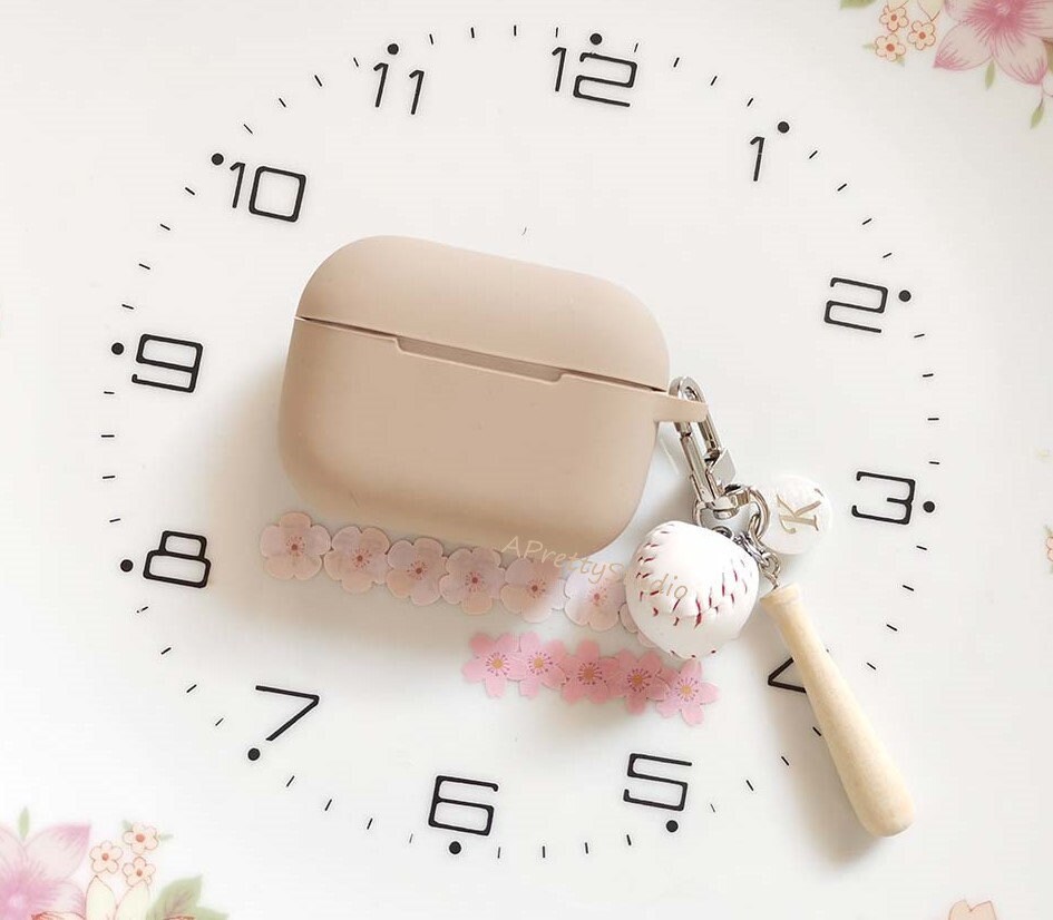 Airpods pro case with cute keychain Personalized gift Airpod | Etsy