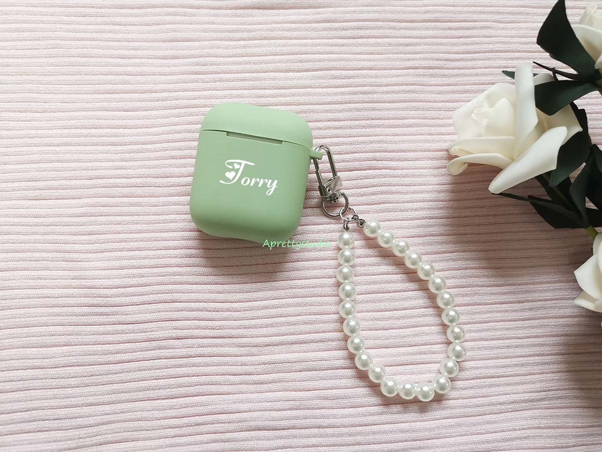 Airpod Case With Cute Keychain Gift Personalized Airpod Case - Etsy