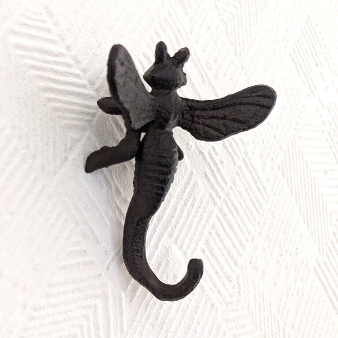 Cast Iron Bee Wall Mounted Hook Keys Scarf Tools Hanger Garden - Etsy