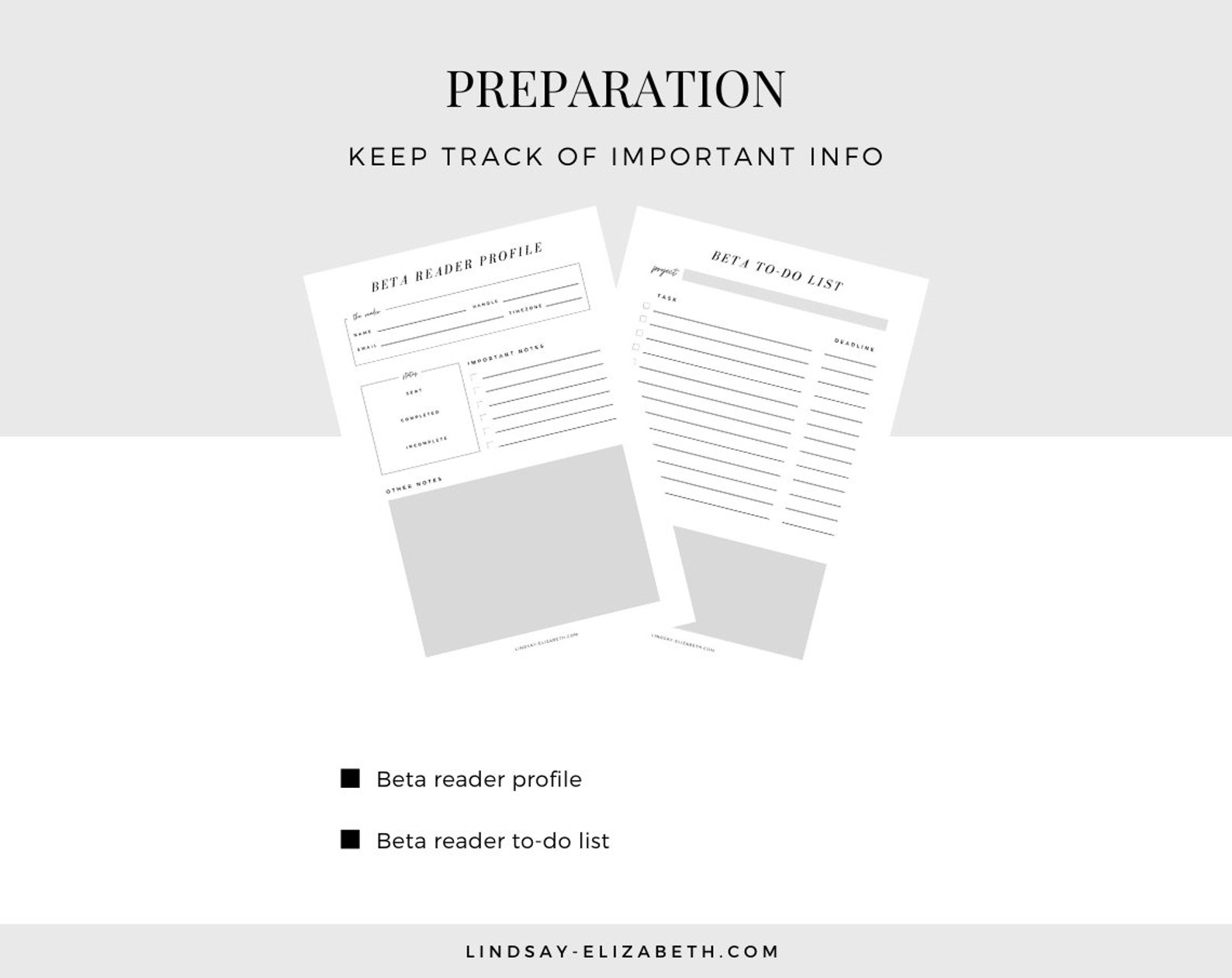 Beta Reader Planner for Writers A5 Printable PDF Inserts - Etsy