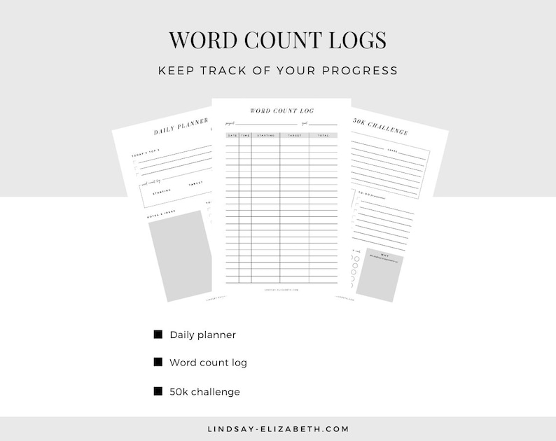 Writing Goals Bundle (2 Sizes) | Printable PDF Inserts | Project Goals ...