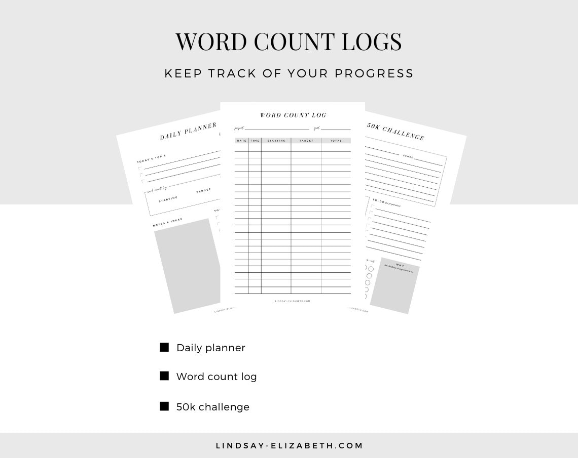 Writing Goals Bundle (2 Sizes) | Printable PDF Inserts | Project Goals ...