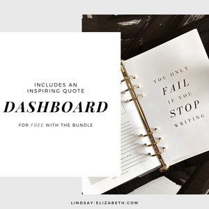 Writing Goals Bundle (2 Sizes) | Printable PDF Inserts | Project Goals ...