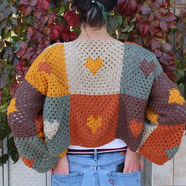 Patchwork Cardigan - Etsy