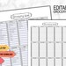 Editable Grocery List Printable, Shopping List Customized Grocery List ...