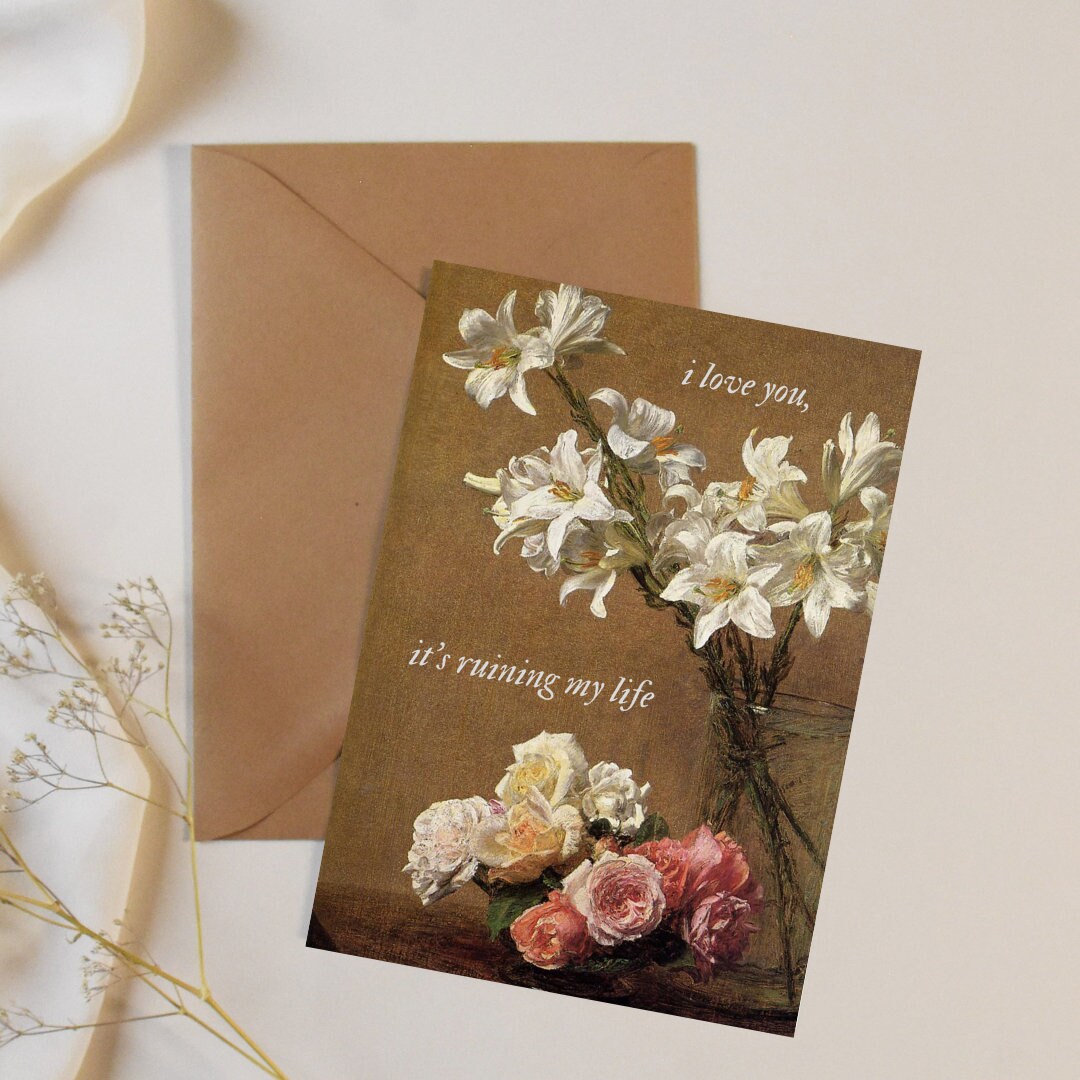 Fortnight Lyrics Art Print | Floral Wall Art | Gallery Wall Art ...