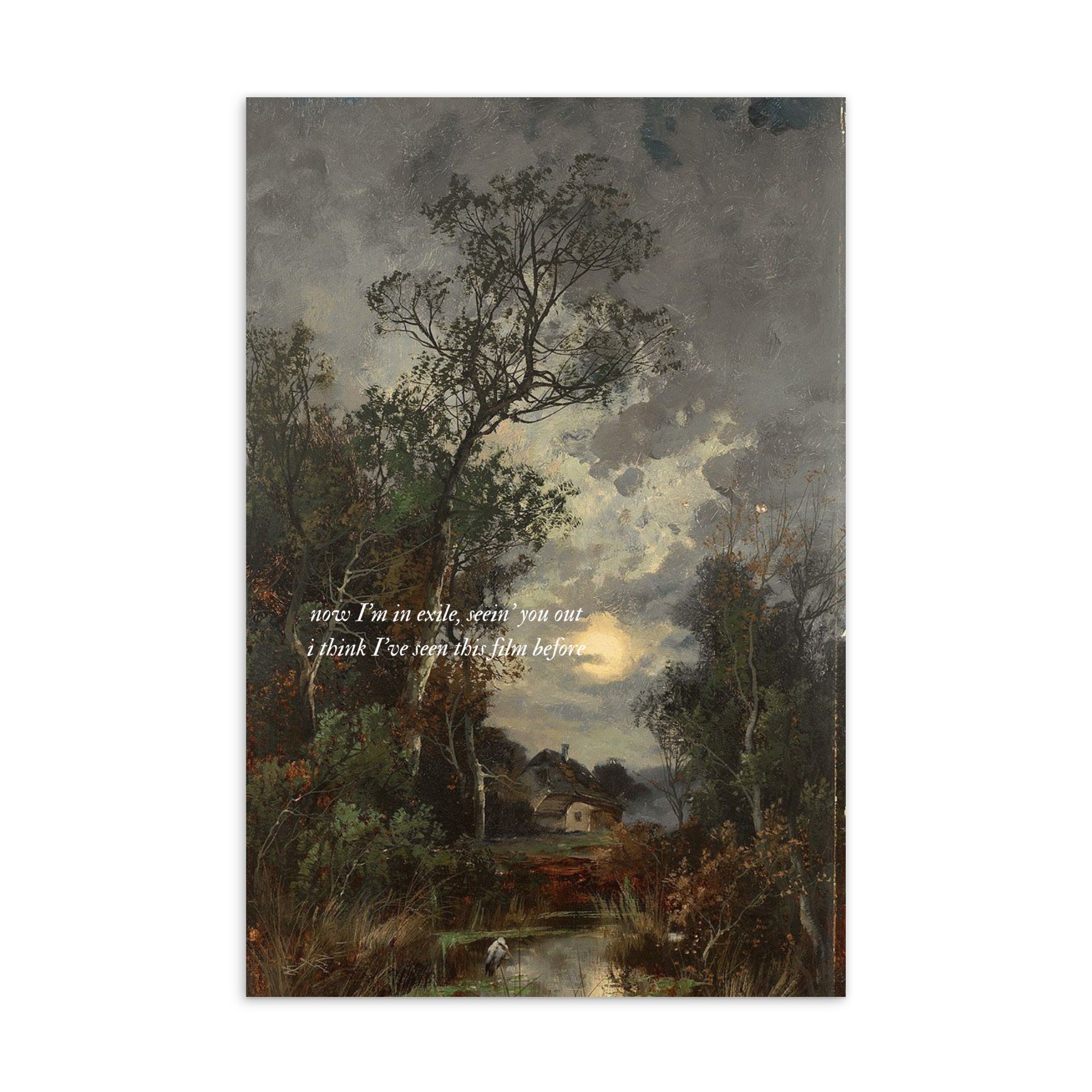 Exile Print Folklore Taylor Swift | Etsy