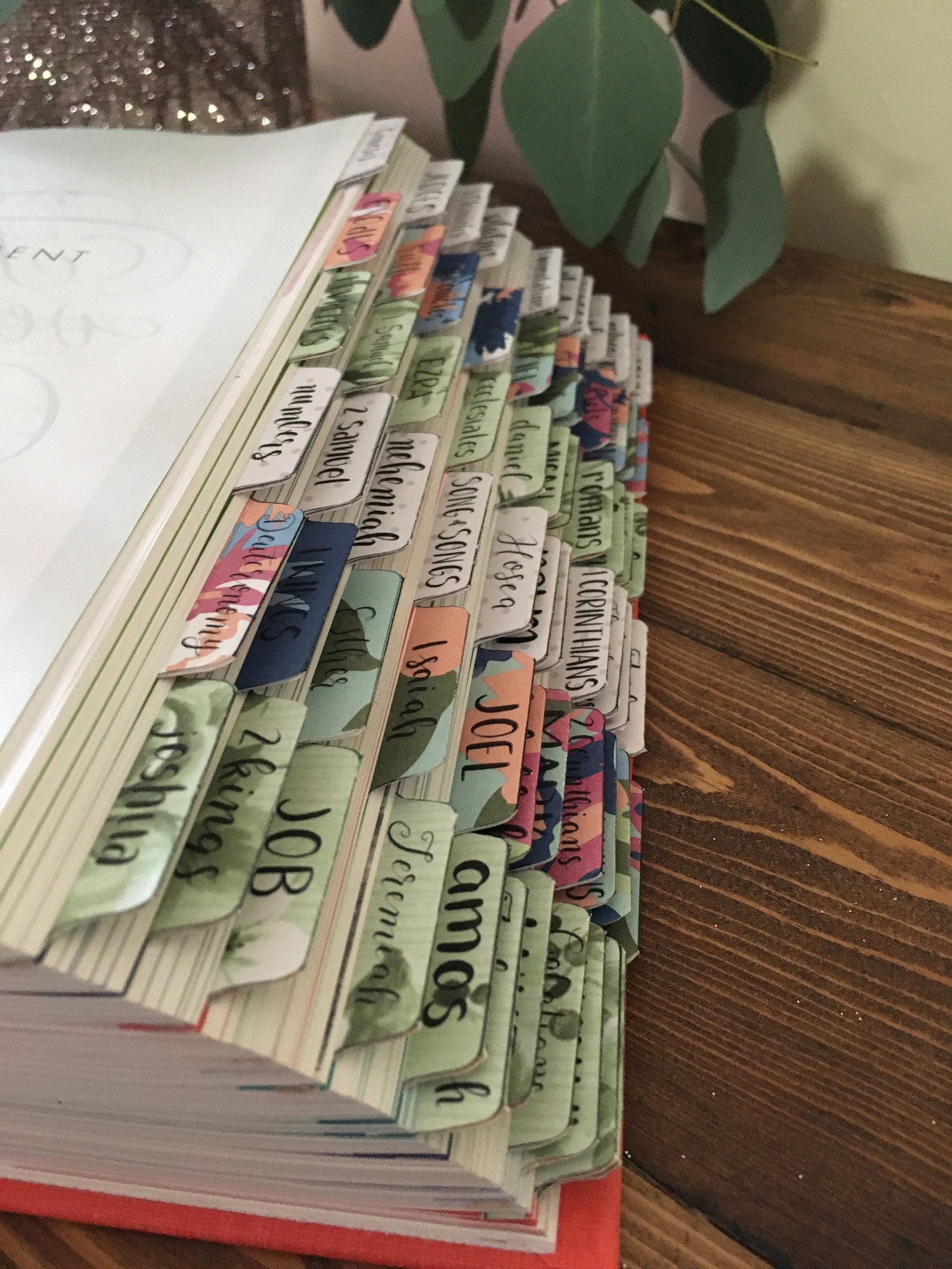 Chic Double Sided PRINTABLE Bible Tabs for Bible Journaling ...