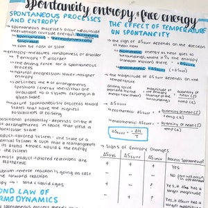 Chemistry Notes - Etsy