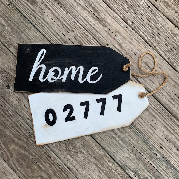 Large Wood Door Tags - Etsy
