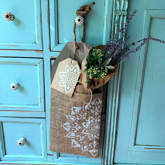 Rustic Door Tag Door Wooden Tag Just Because Gift Thank You | Etsy