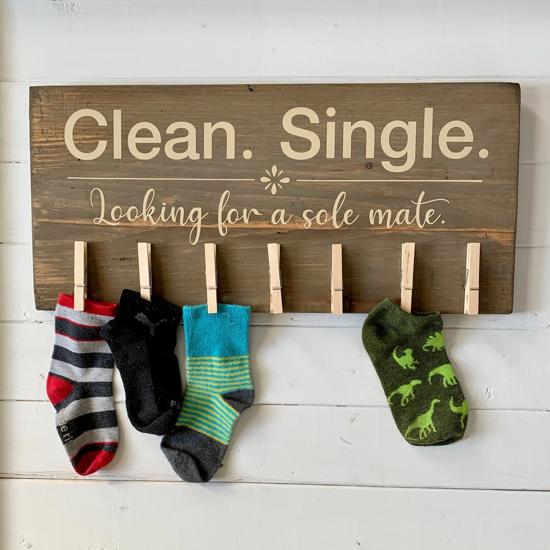 Laundry Room Decor, Missing Sock Sign, Home Decor, Farm House Decor ...