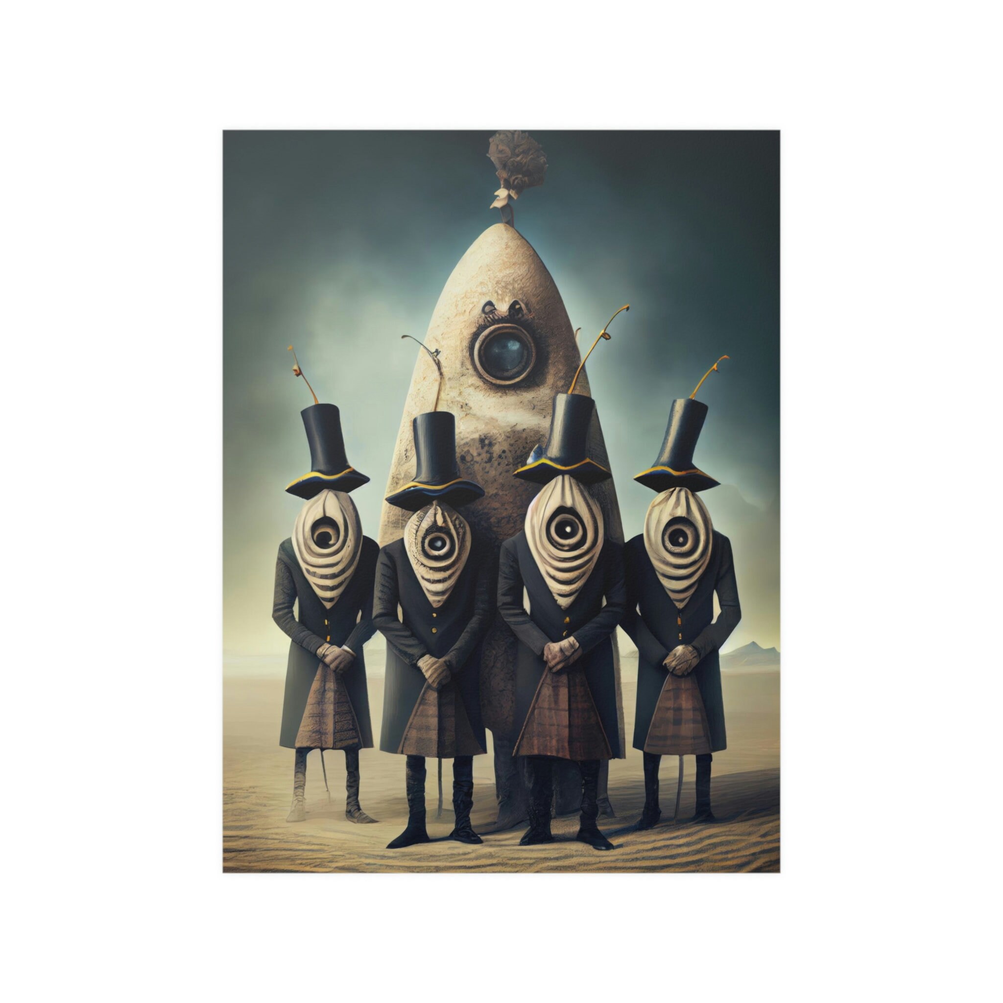 The Afterlife Goon Squad Surrealist Poster A Stunningly Surreal ...