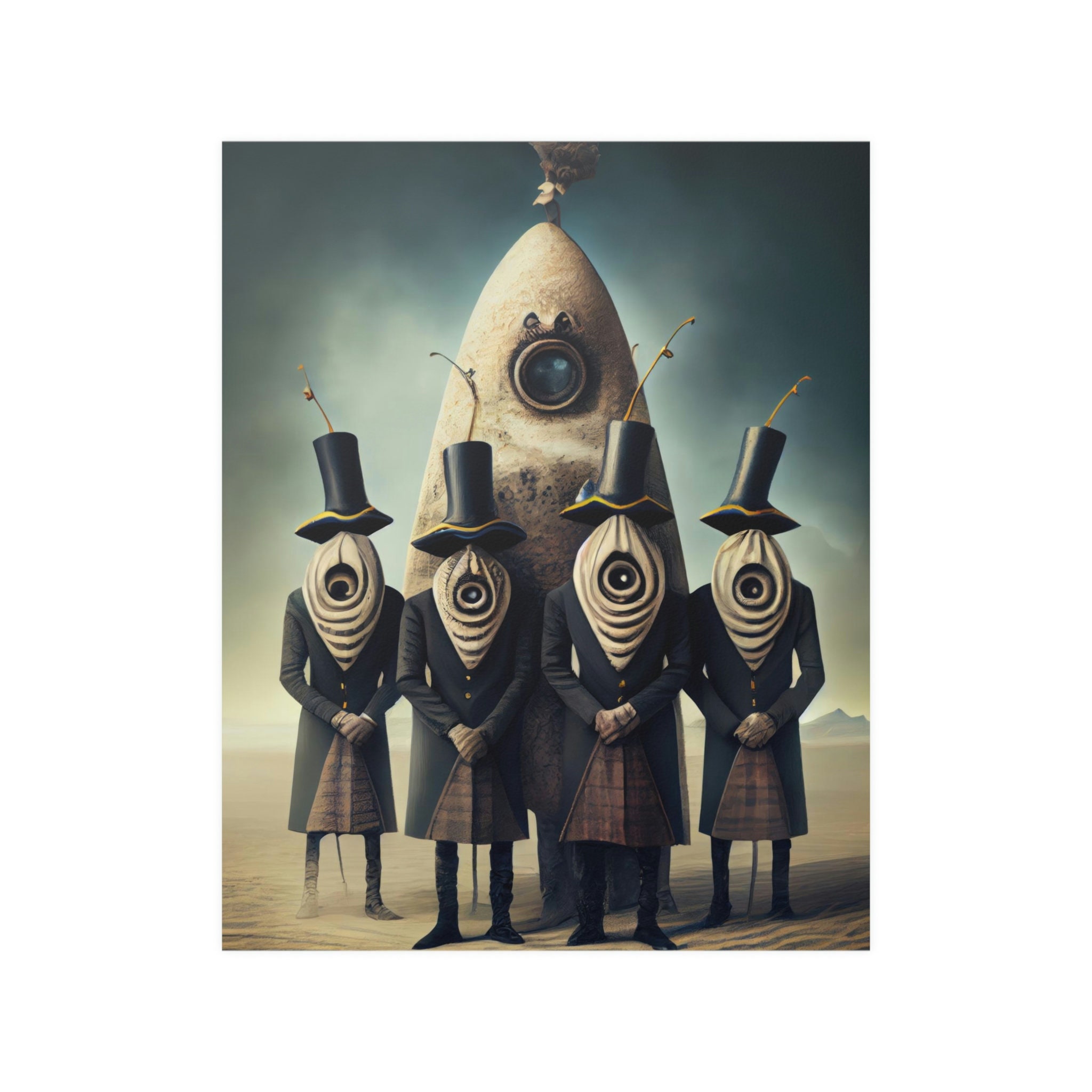 The Afterlife Goon Squad Surrealist Poster A Stunningly Surreal ...