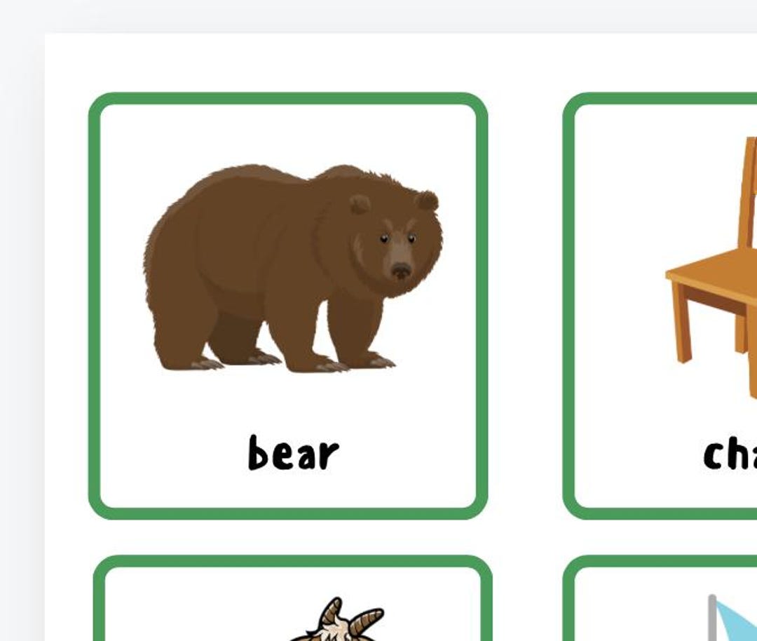 Pre-k Kindergarten Printable Rhyming Words Flashcards, Digital Instant ...