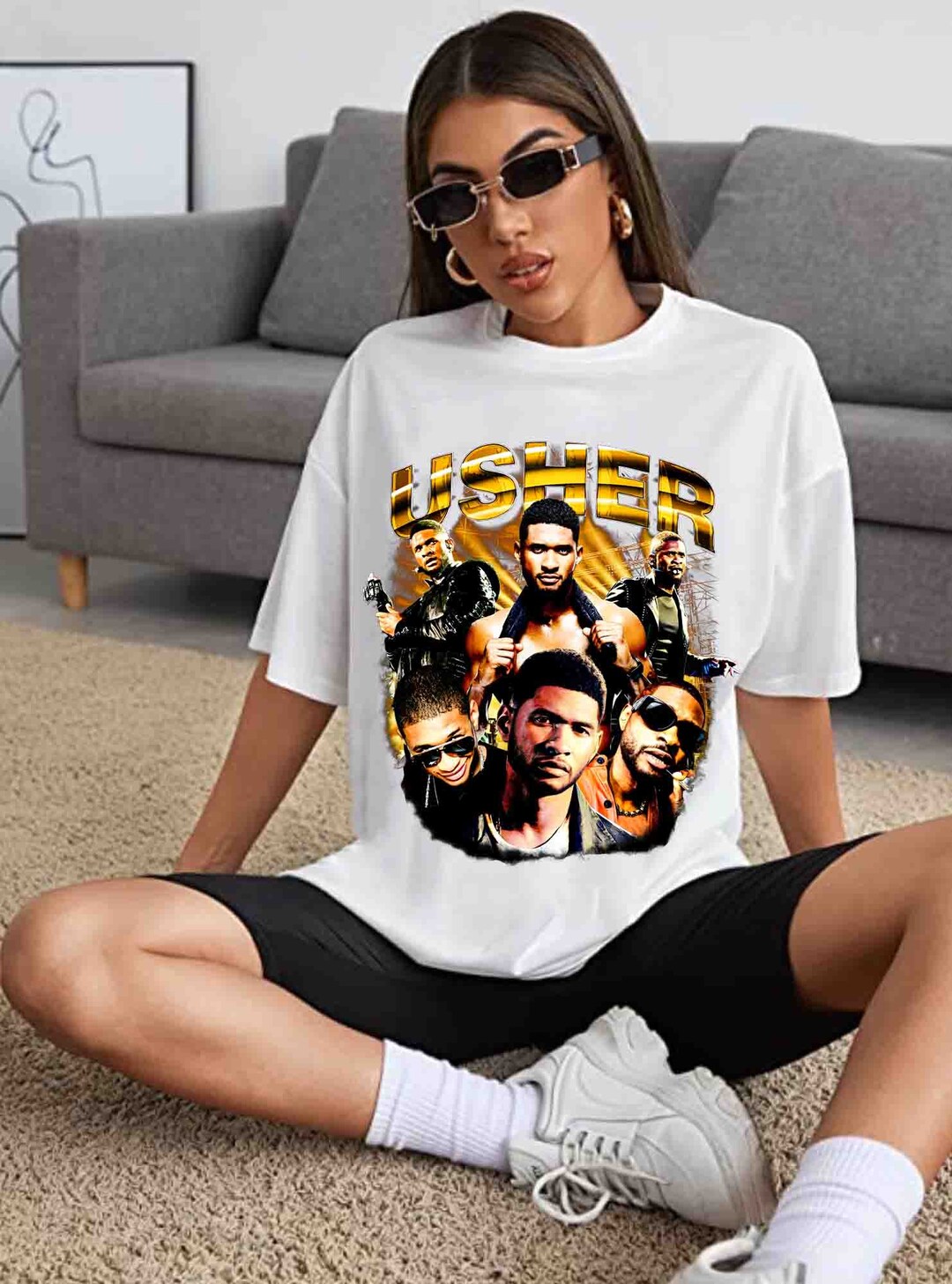 Retro Usher Png, Usher Png, Vintage 90s Usher Png, Usher Tee, Usher ...