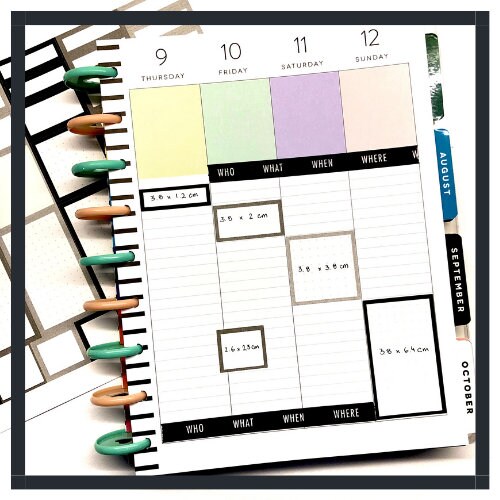 Black And Gray Colorful Boxes Happy Planner Size Planner Etsy Israel Black And Gray Colorful Boxes Happy Planner Size Planner Etsy Israel