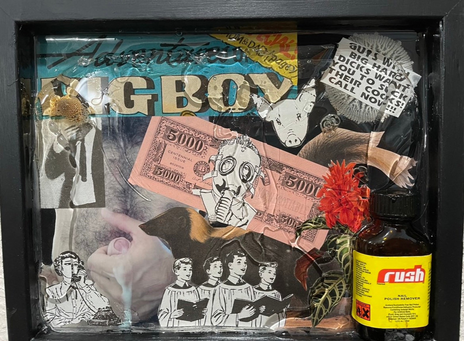 Vintage Gay Erotic Collage Art LGBT Male Queer Nude Pinup - Etsy