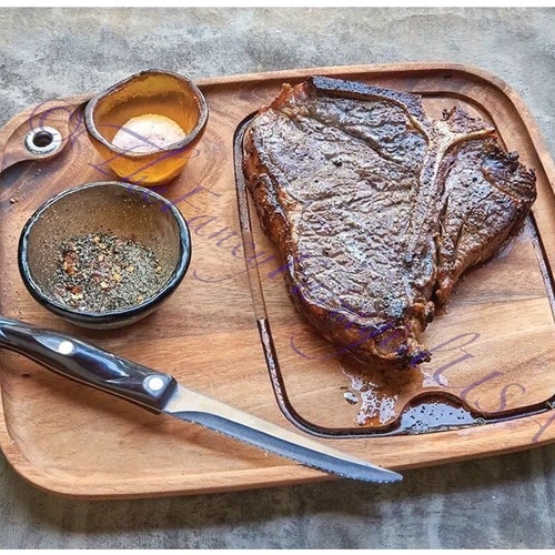 Set of 4 Steak Boards for Meat and Barbecues Steak Plate Set - Etsy