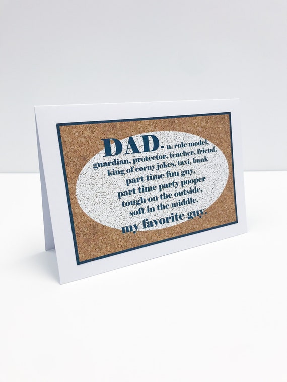 Father's Day Greeting Card With Envelope A7 Handmade | Etsy