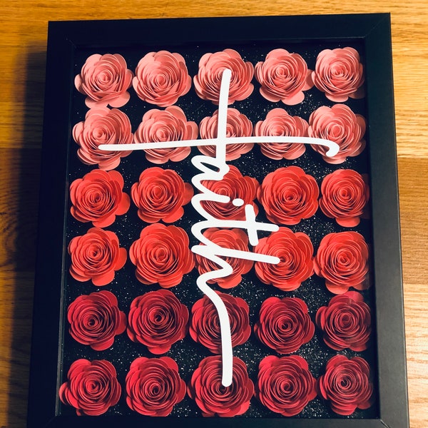 Faith Shadow Box Svg - Etsy