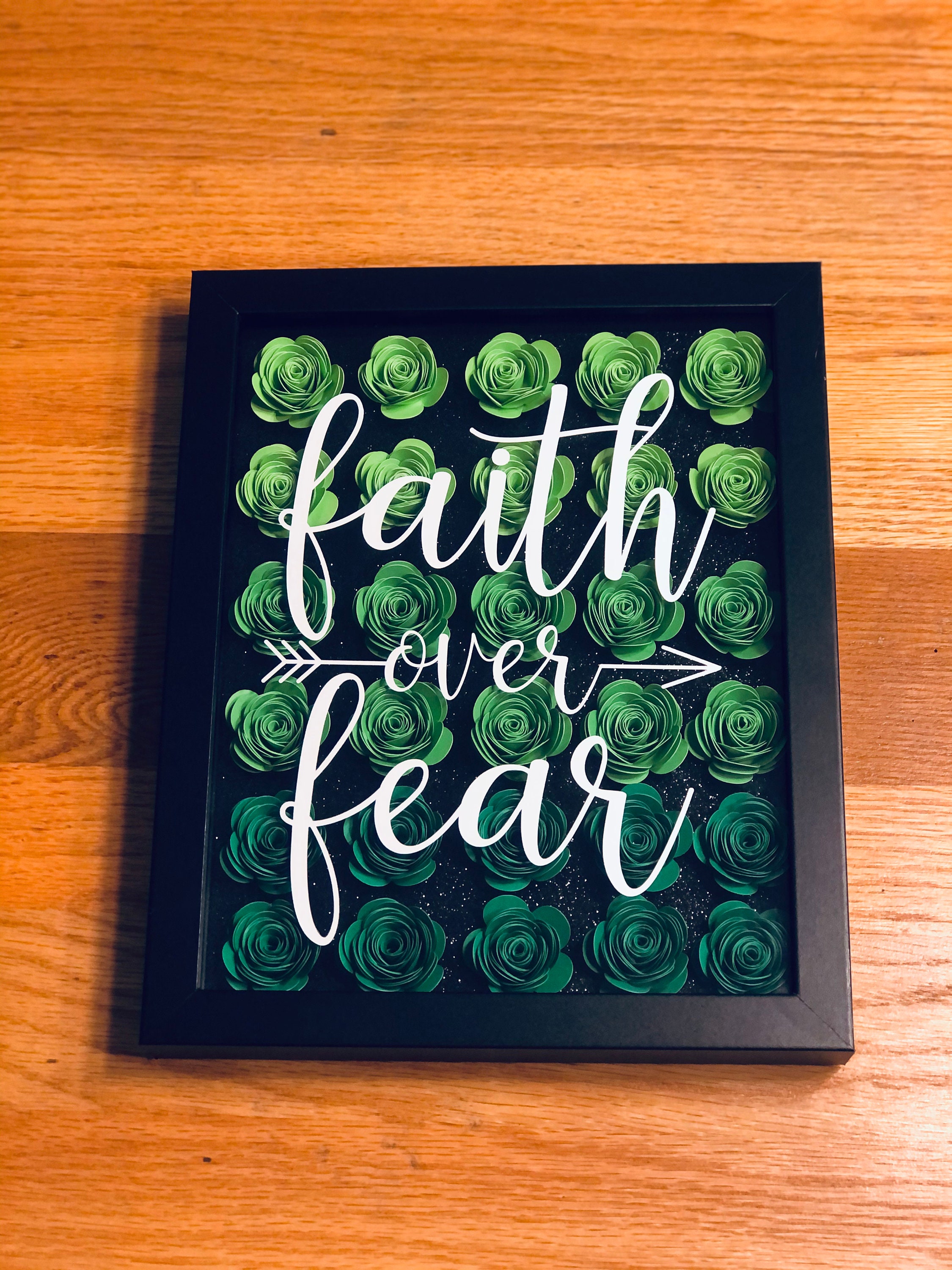 Faith Over Fear Christian Décor Christian Home Décor - Etsy